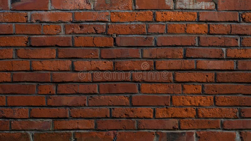 Orange Red Damaged Rustic Brick Wall Brickwork Stonework Masonry ...