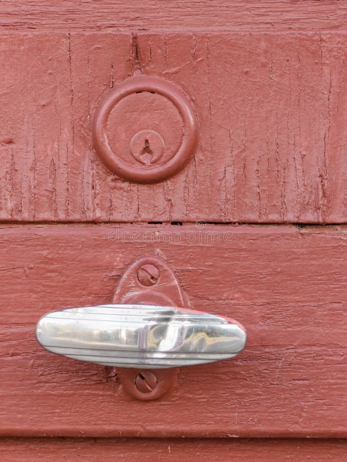 Orange Red Door stock photo. Image of screws, orange - 80855220