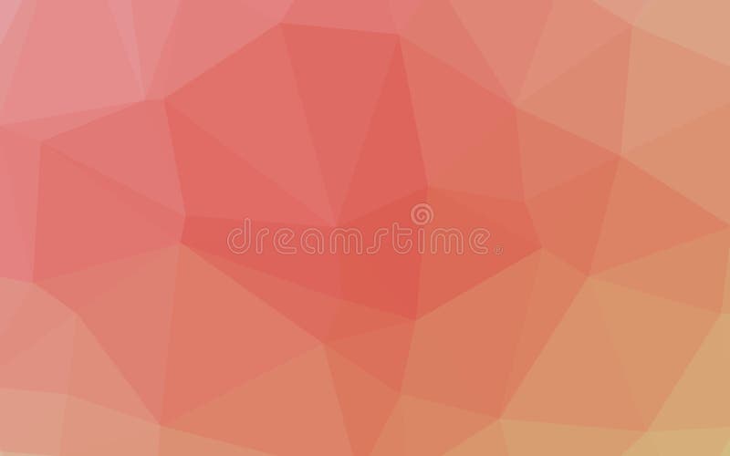 Orange, Red and Green Triangle Polygon Background Illustration. Stock ...