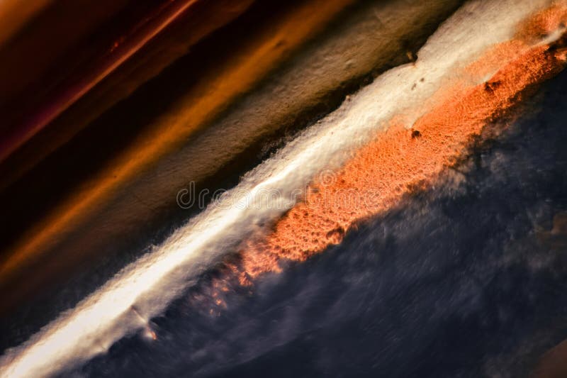 Orange and Red Lines on a Dark Blue Bg Texture, Abstract Background ...