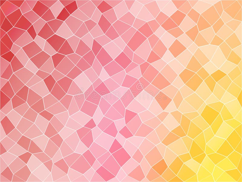 Orange Red Mosaic Tile Texture Stock Vector - Illustration of texture ...