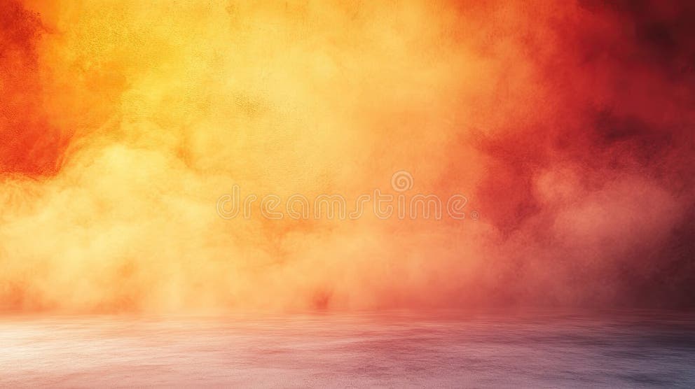 Orange and Red Smoke Background with Dramatic Lighting Stock ...