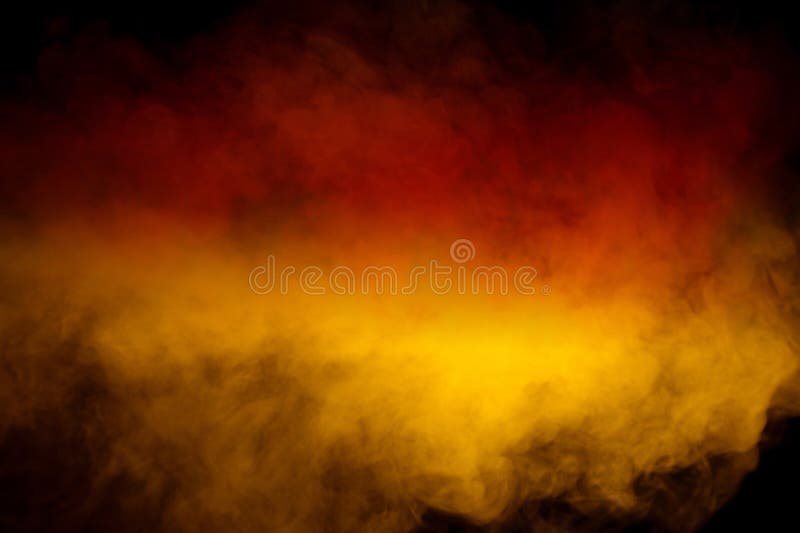 Orange and Red Steam on a Black Background Stock Image - Image of ...