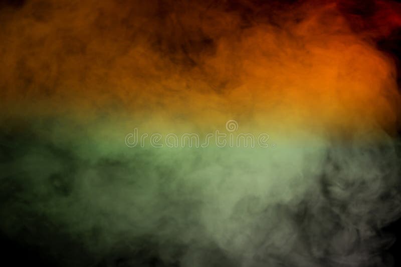 Orange and Red Steam on a Black Background Stock Image - Image of ...