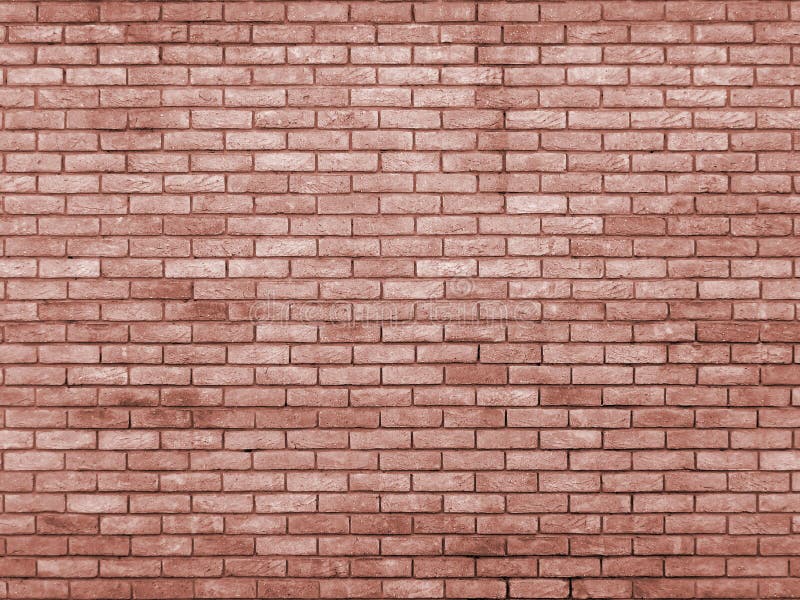 Orange Red Toned Brick Wall Repeating Pattern Stock Image - Image of ...