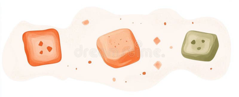 Orange, Red, and White Abstract Geometric Shapes Form a Unique ...