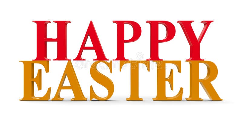 Words Happy Easter stock illustration. Illustration of internet - 139237610
