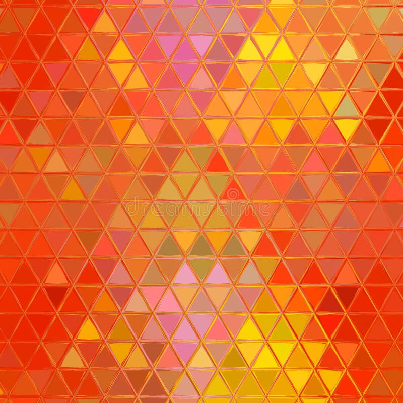 Orange, Red and Yellow Triangles Continuous Background Stock ...