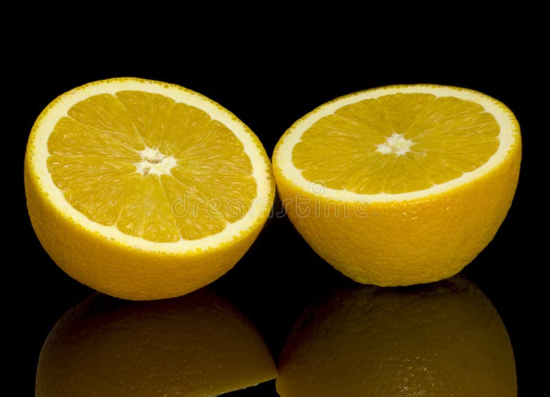 Orange reflection stock image. Image of orange, mirror - 28923377