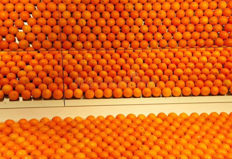 Orange reflections stock image. Image of grocer, reflections - 12924285
