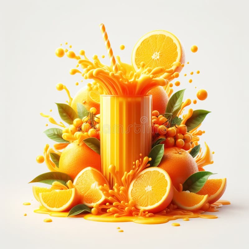 Orange Refreshment, Cool Drink. Fresh and Healthy Drinks for Summer ...