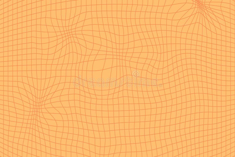 Orange Retro Psychedelic Checkerboard Pattern. Groovy Funky Textures ...