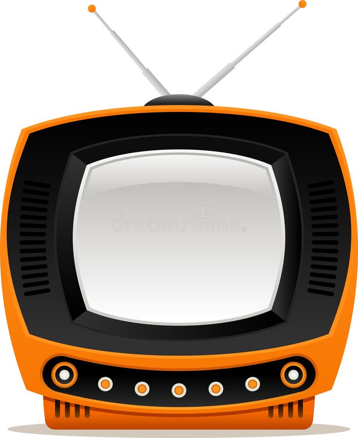 Orange Retro Creative Poster Design Concept Stock Vector - Illustration ...