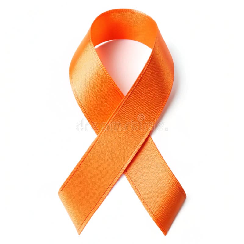 Orange ribbons stock illustration. Illustration of prize - 358159157