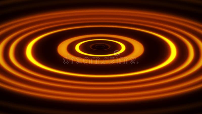 Orange Ring/Circle Waves Loop Motion Background Stock Video - Video of ...