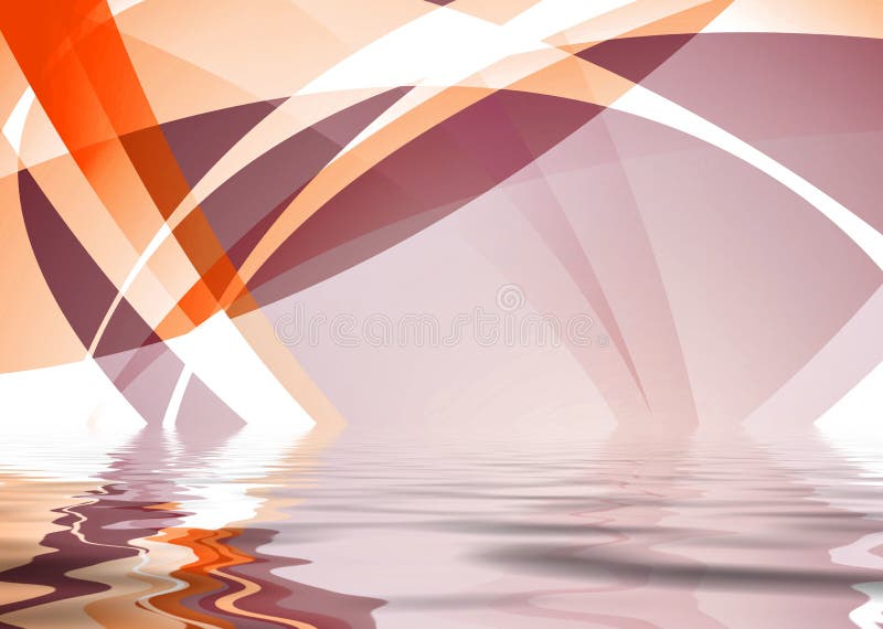 Orange ripple stock illustration. Illustration of backdrop - 5766008