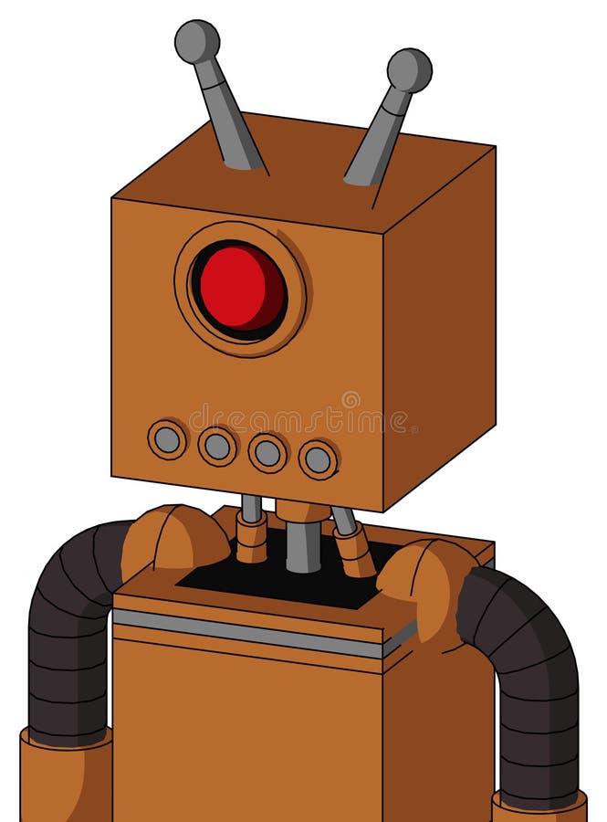 One Eye Robot Stock Illustrations – 258 One Eye Robot Stock ...