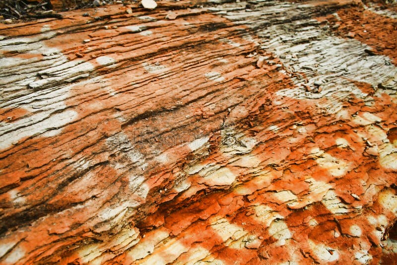 Orange Rock stock photo. Image of colorful, ravaged, river - 12646178