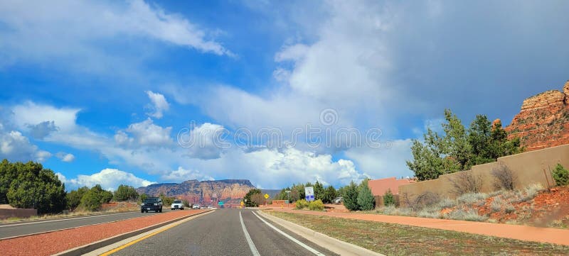 Orange Rock Formation in Sedona Stock Photo - Image of rock, orange ...
