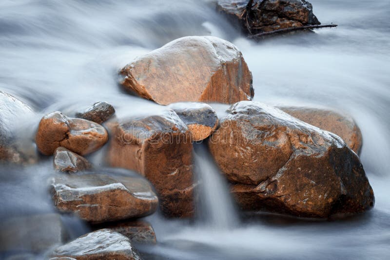 Rocks in the water stock image. Image of water, spring - 29761533