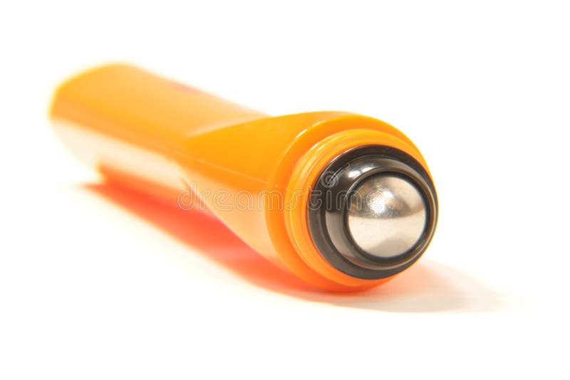 Orange roll-on applicator stock photo. Image of cosmetics - 27324338