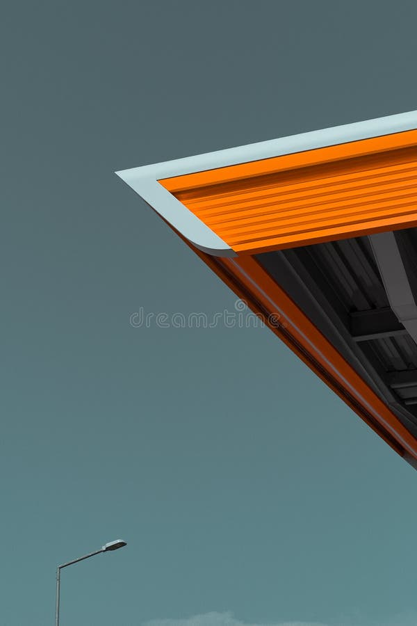 Orange roof stock image. Image of partial, wall, abstract - 247483933
