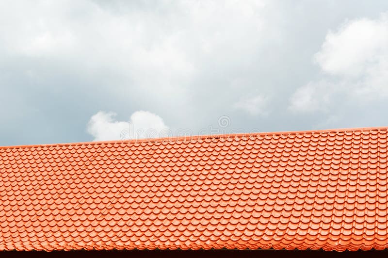 Orange roof stock image. Image of architectural, clay - 41571439