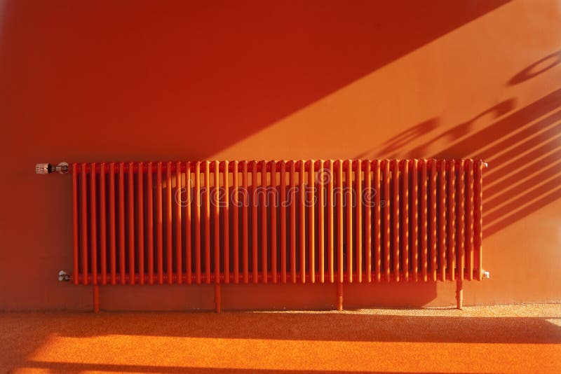 Orange room stock photo. Image of shadows, energy, central - 34850374