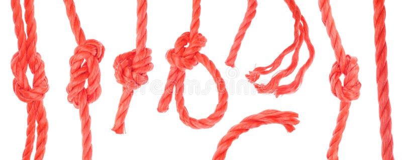 Orange rope series stock photo. Image of nylon, strong - 18539184