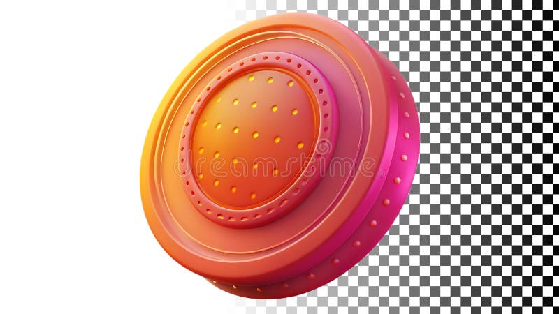 Orange Round Badge, Simple Emblem and Icon Design Png Transparent Image ...