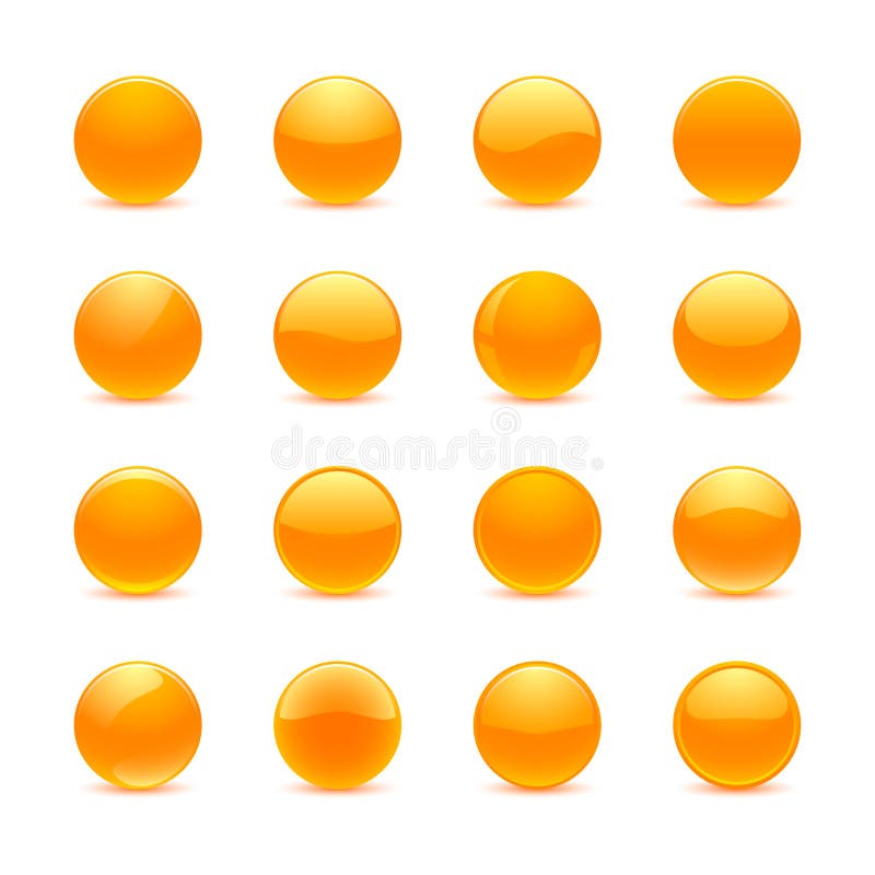 Orange round frame stock vector. Illustration of invitation - 31645153