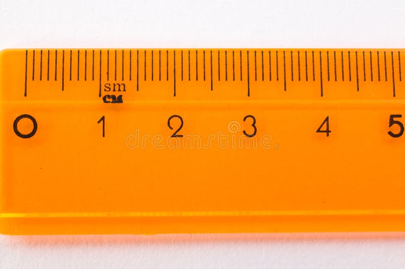 Orange ruler detail stock image. Image of inch, concept - 112027965
