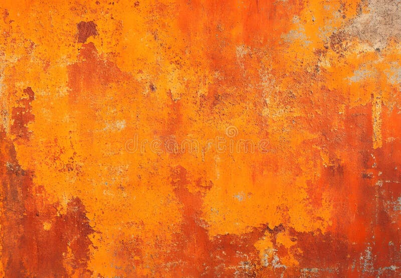 Seamless Orange Rusty Metal Texture Stock Illustration - Illustration ...
