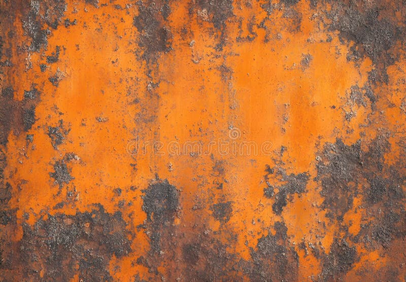 Orange Rusty Metal Texture Seamless Background Stock Illustration ...