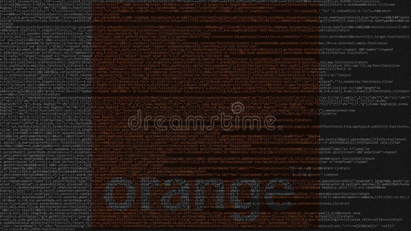 Orange S.a. Logo Made of Source Code on Computer Screen. Editorial 3D ...