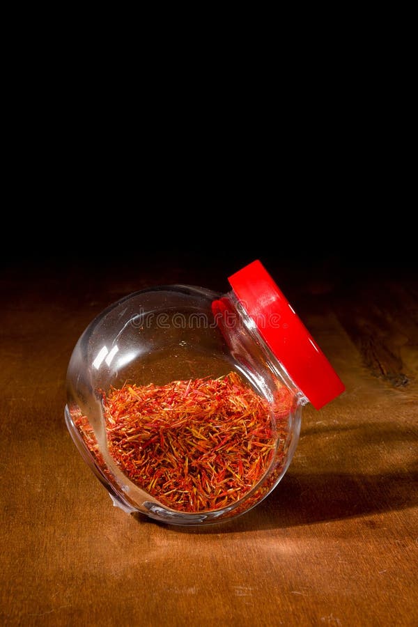 Orange saffron strands stock image. Image of healthy - 69813885