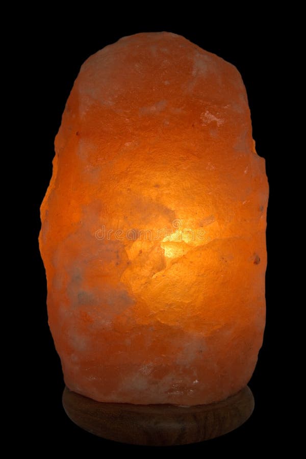 Himalayan Salt Lamp stock photo. Image of health, cave - 77876016