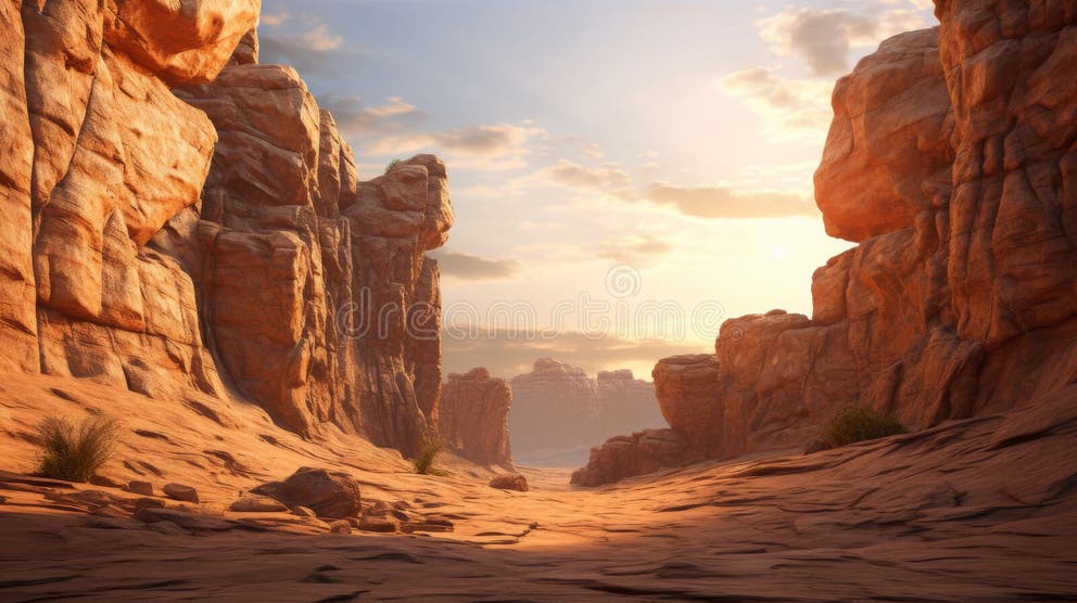 Orange Sandstone Canyon Stock Illustrations – 5,425 Orange Sandstone ...