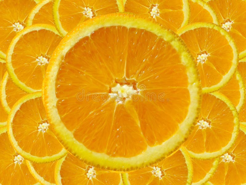 Orange Scheibe stockbild. Bild von frucht, masse, orangen - 13282811