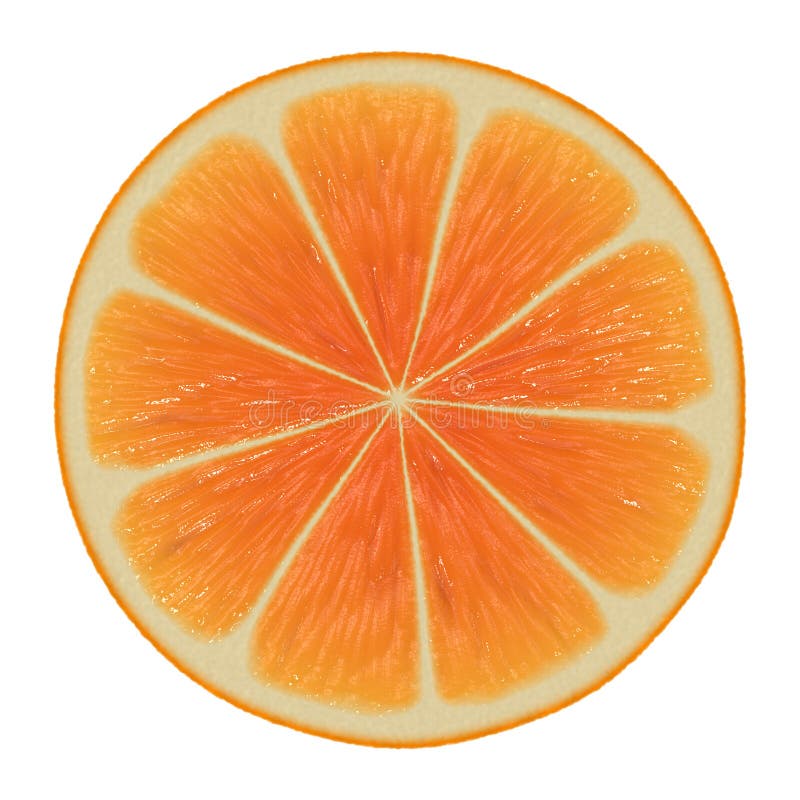 Orange Scheiben-Muster-Design Vektor Abbildung - Illustration von reif ...