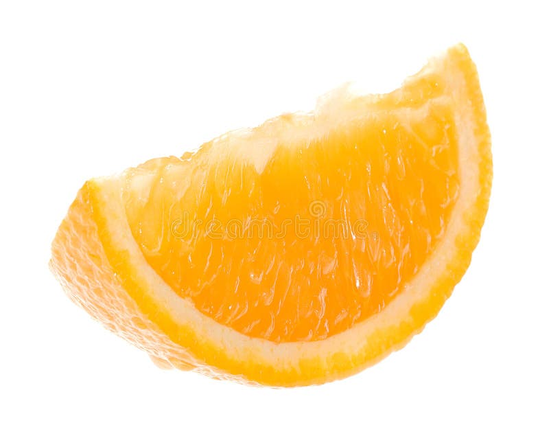 Orange Scheibe im Korb stockbild. Bild von hell, form - 48572535