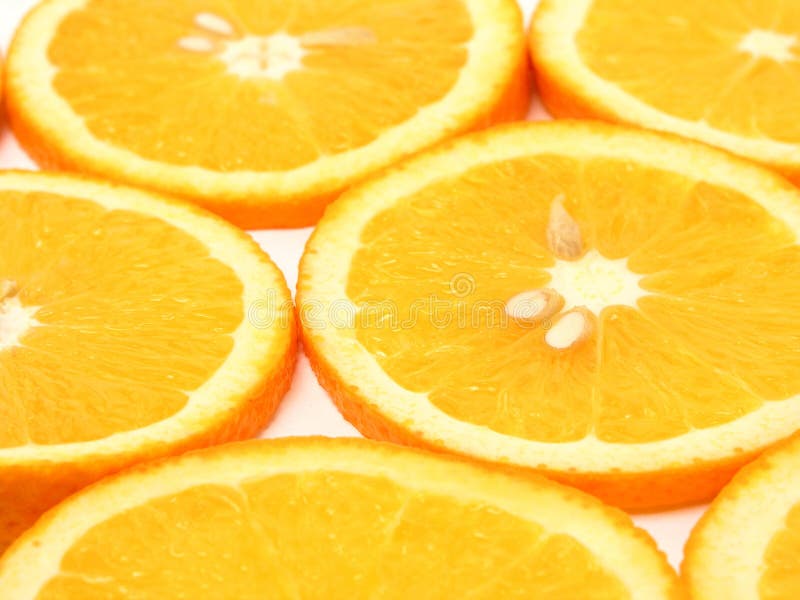 Orangenscheiben stockbild. Bild von hell, frisch, scheiben - 594311