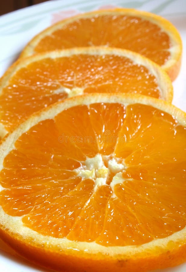 Orange Scheiben Bild. Bild: 4278420