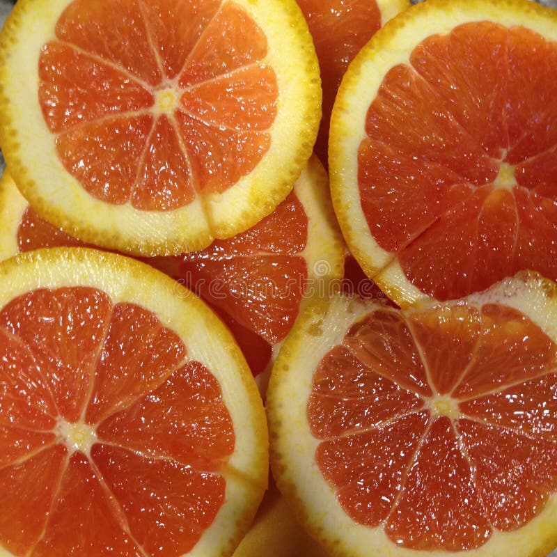 Orange Scheiben Bild. Bild: 4278420