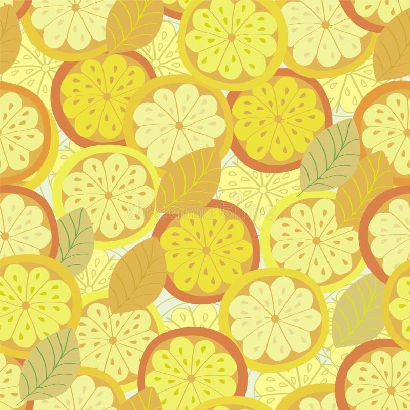 Orange seamless background stock vector. Illustration of ornate - 13968974