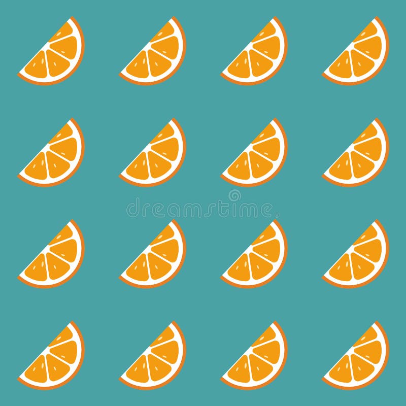 Orange Seamless Background. Fruit Pattern. Tropical Texture Stock ...