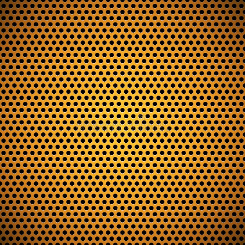 Orange Seamless Circle Perforated Grill Texture Stock Vector ...