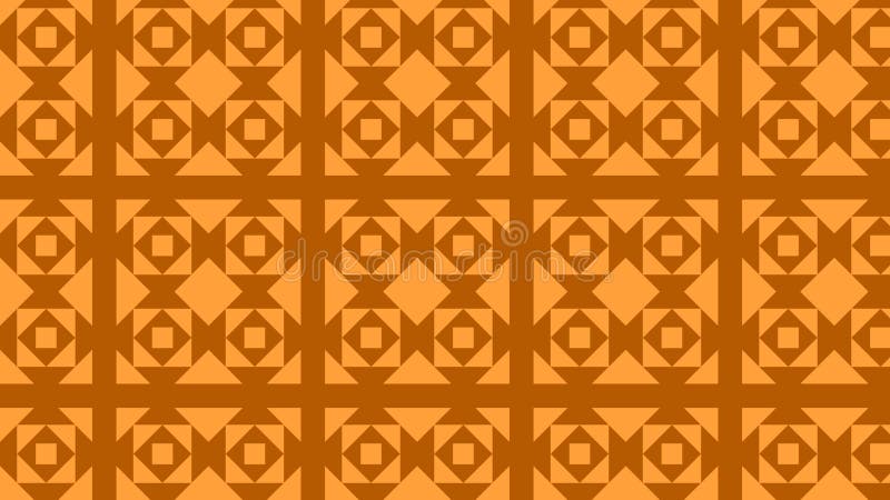 Orange Seamless Square Pattern Background Vector Illustration Stock ...