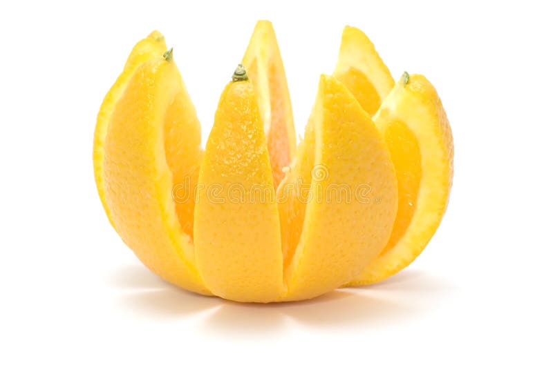 Orange segment stock image. Image of fruits, fruit, round - 3798951