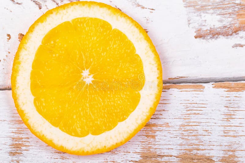 Orange segment stock photo. Image of juice, wooden, bright - 61425720